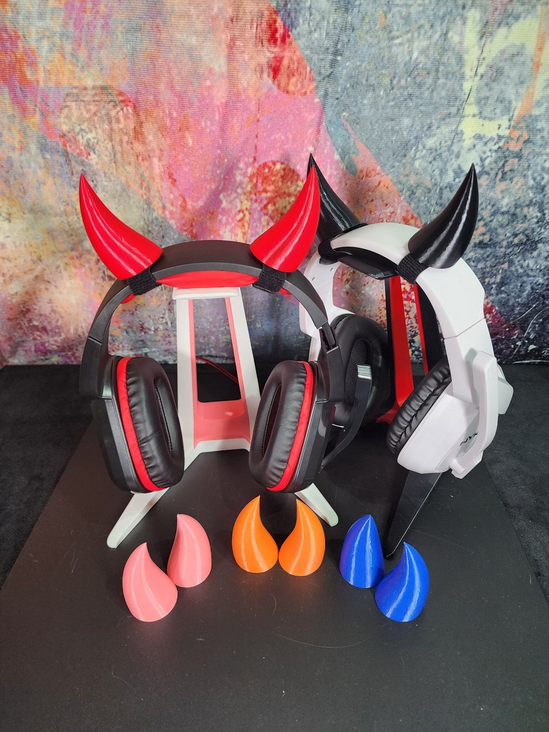 Devil Horns | Cosplay Horns | Horns for Headsets, Headphones, and ...
