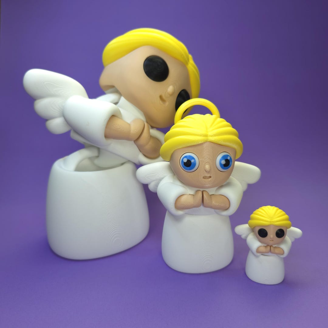 Tiny Angel Articulated Figure | Fun Fidget Toy or Decoration | Custom ...