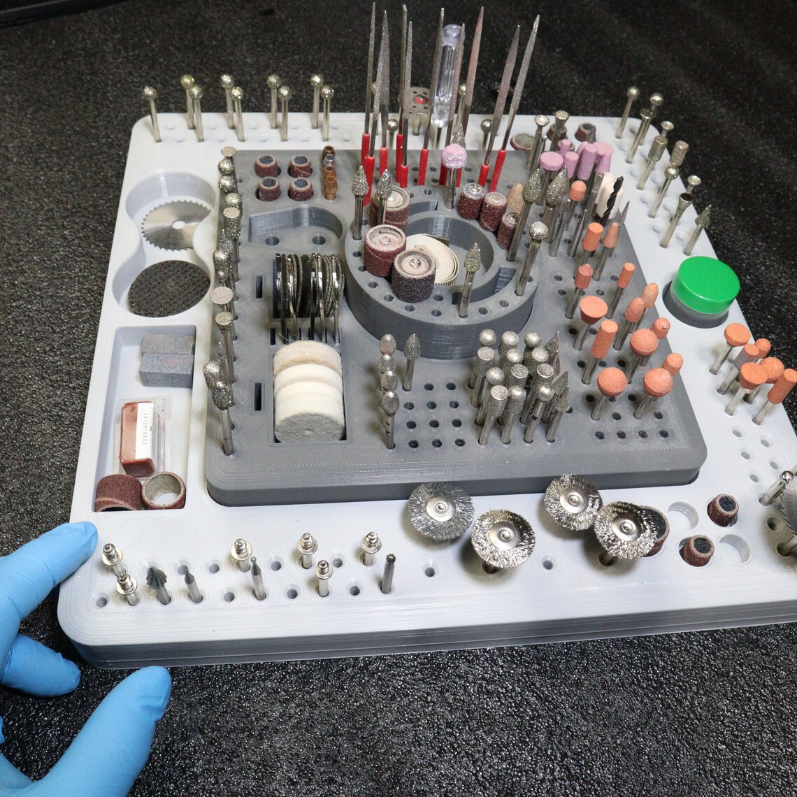 Bur/dremel Bit Organizer Rotary Bit Holder Dremel Bit - Etsy