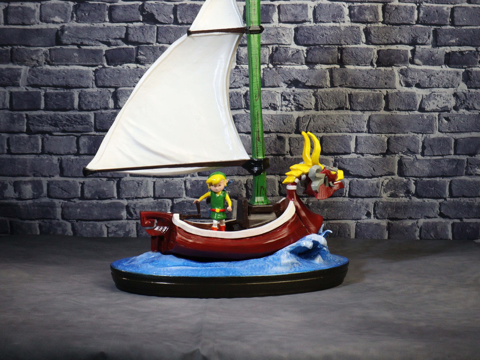 Legend of Zelda: Link on the King of Red Lions Boat Hand Made - Etsy