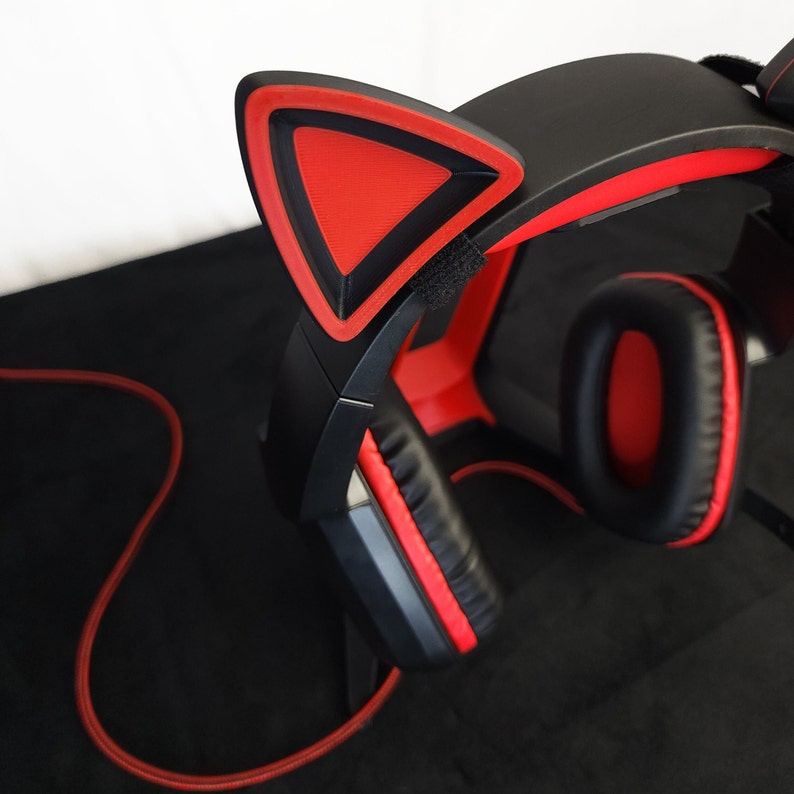 Headphone Cat Ears | Cosplay Cat Ears | Headset Customizable Feline ...