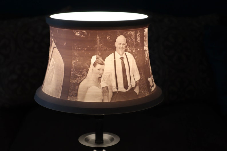 Custom Lampshade | Personalized Photo Lamp |photo Lampshade Gift | Lamp ...
