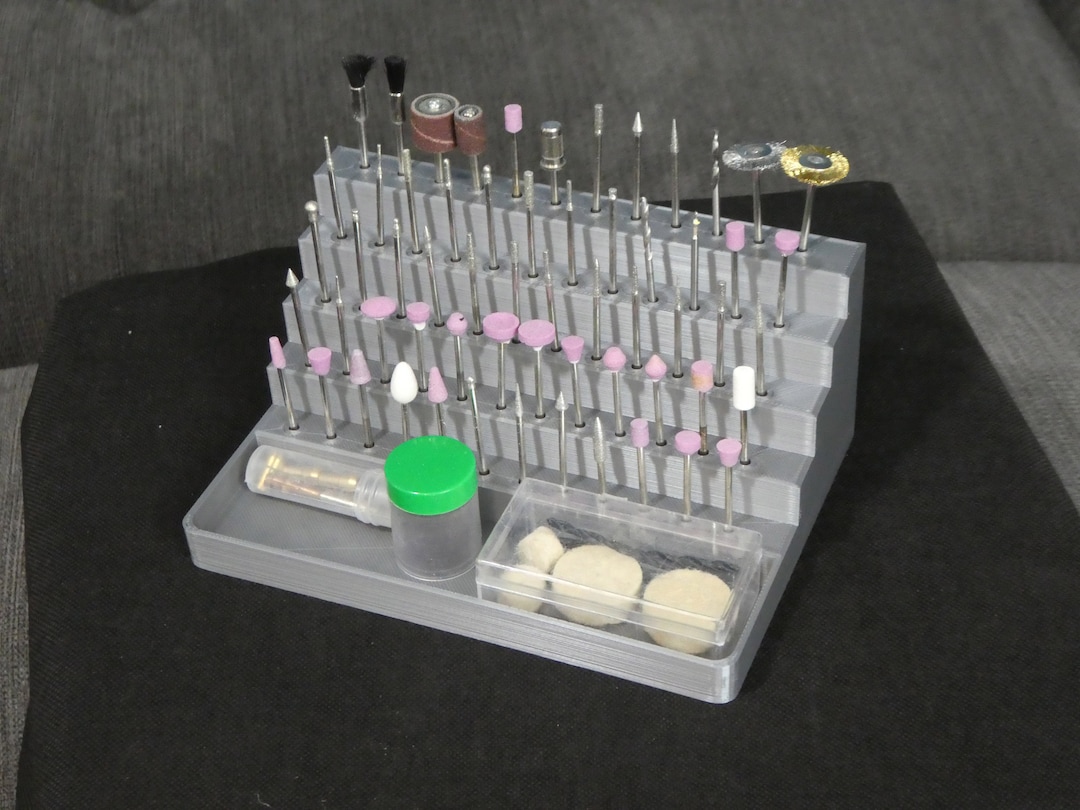 Dremel Bit Organizer / Rotary Bit Holder / Dremel Bit Holder / Dremel Tool Bit Stand / Bits / 60 ...