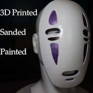 No-face Mask | Kaonashi - Handmade, 3D Printed and Hand Painted ...
