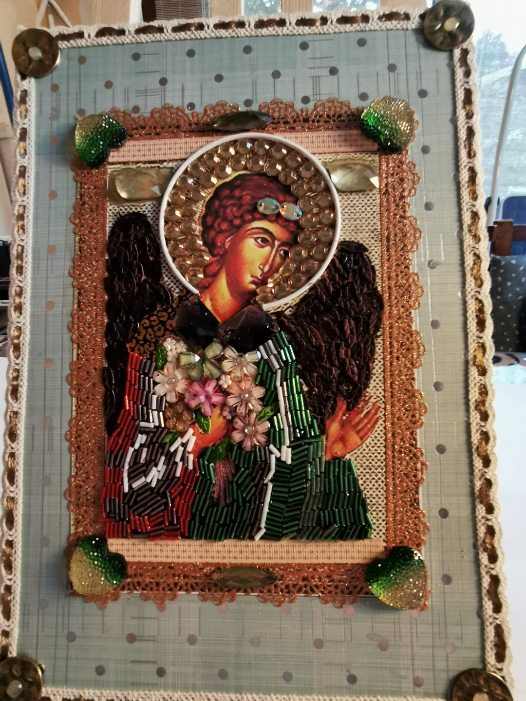 123 ARCHANGEL Uriel Brown Feathers - Etsy