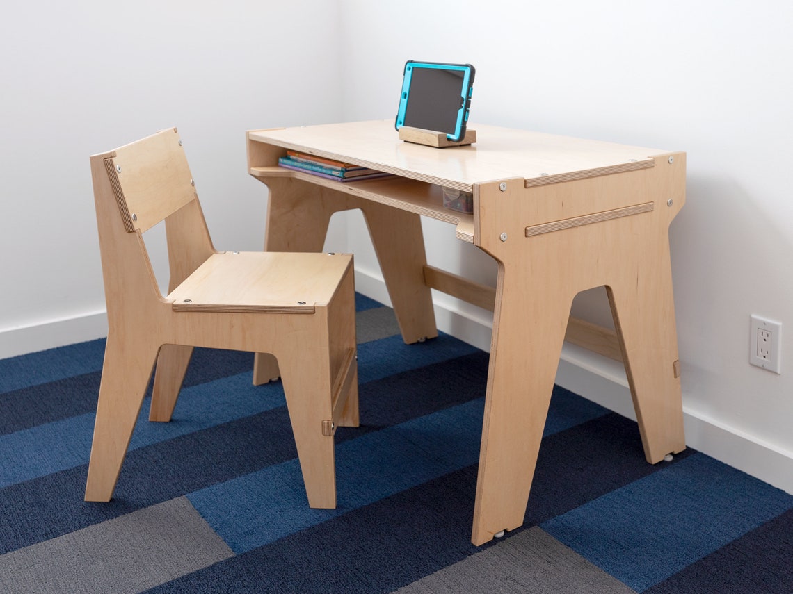 Kid's Desk and Chair Set | Etsy