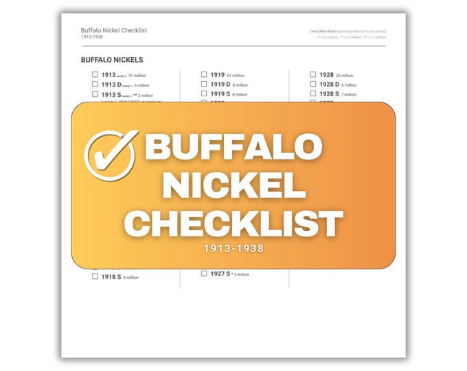 Checklist of United States Shield, Liberty, and Buffalo Nickel Coins ...