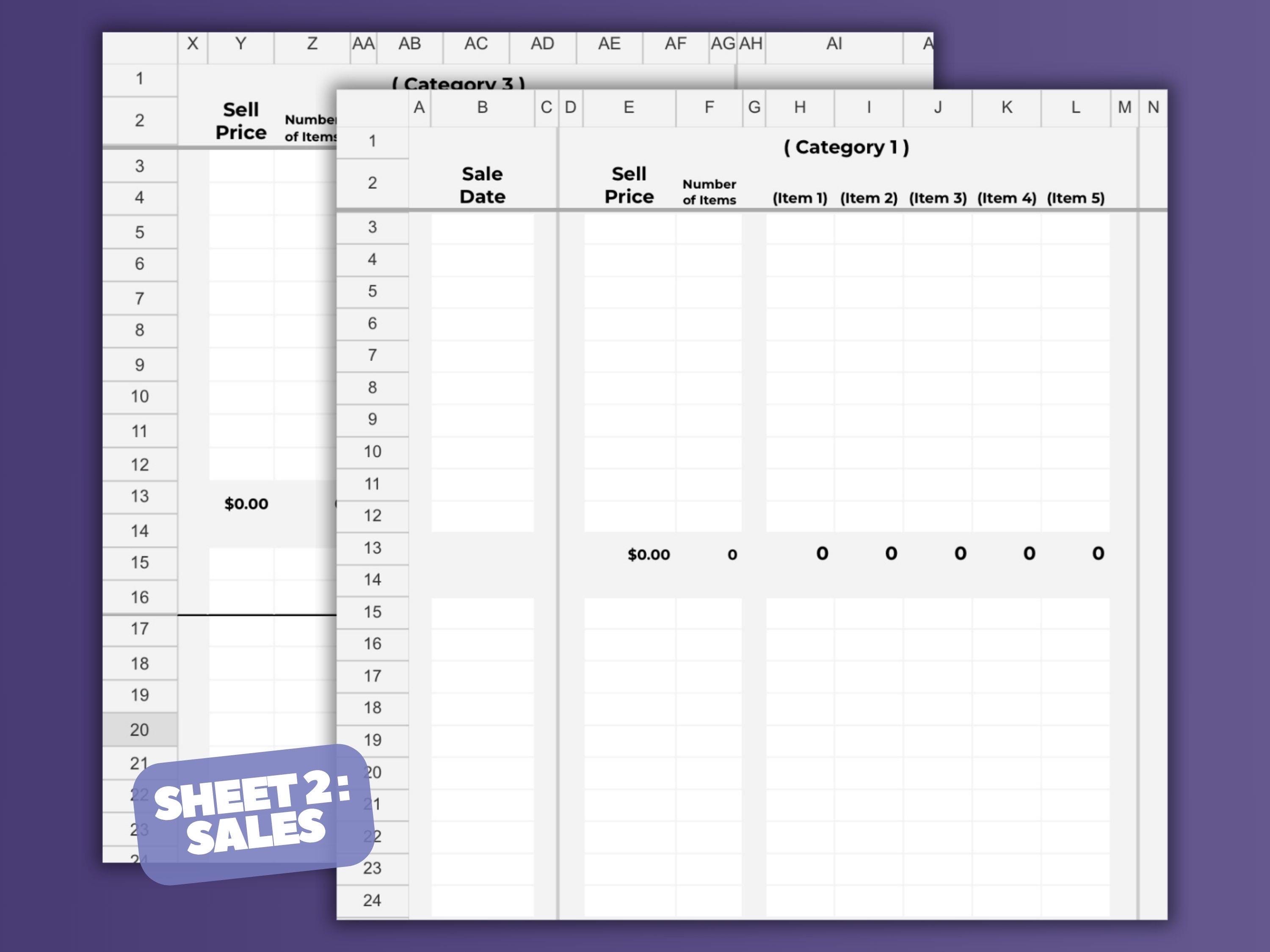 Income Statement Worksheet - Etsy