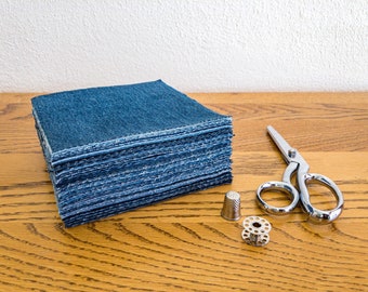 Denim Squares | Etsy