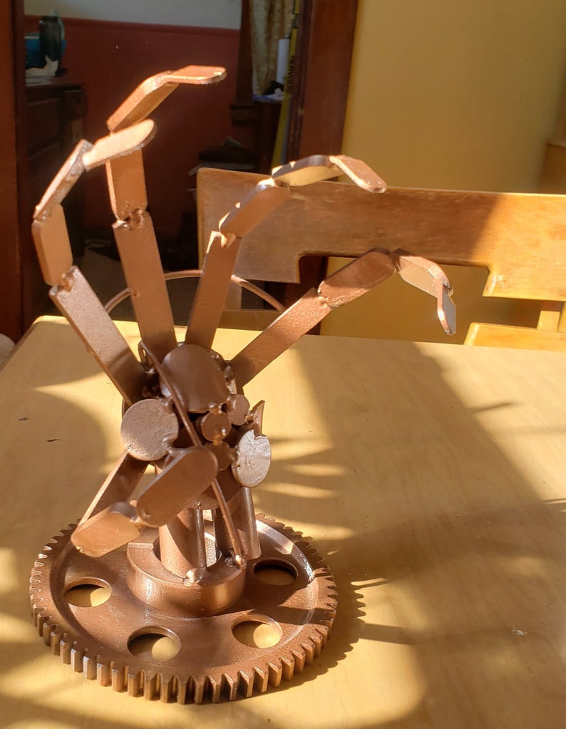 Welded Skeleton Hand Steel Sculpture - Etsy