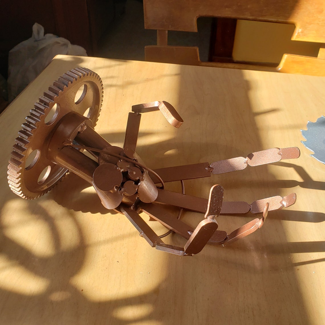 Welded Skeleton Hand Steel Sculpture - Etsy