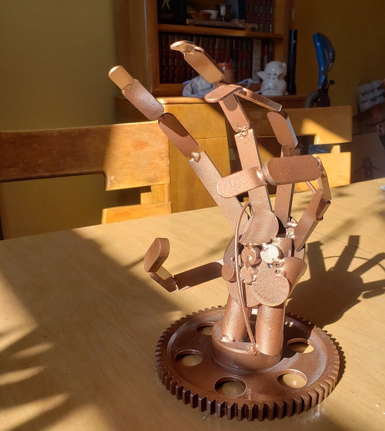 Welded Skeleton Hand Steel Sculpture - Etsy