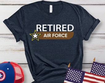 Retired Air Force Shirt - Etsy