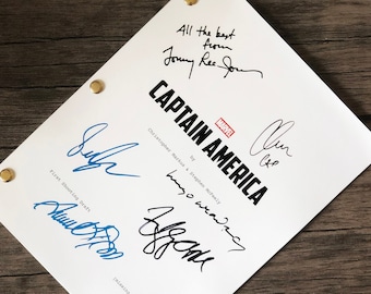 Captain America Script - Etsy