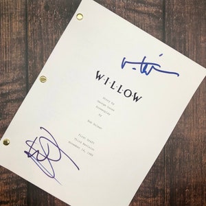 Willow Movie Script 1988 - Etsy