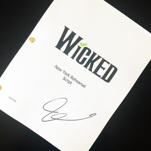 Wicked the Broadway Musical Rehearsal Script - Etsy