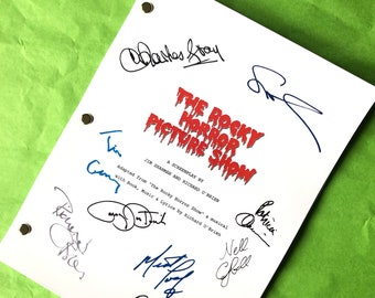 The Rocky Horror Picture Show Movie Script Autographed Signed Tim Curry ...