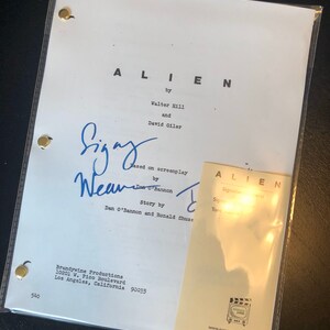 ALIEN Movie Script - Etsy