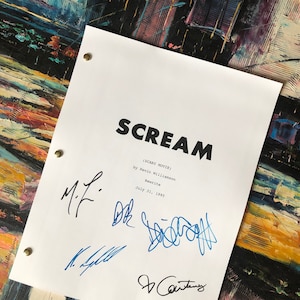 Scream Movie Horror Movie Script Original Full Screenplay - Etsy