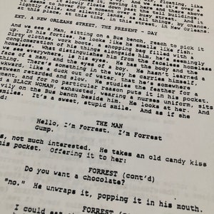 Forrest Gump Movie Script - Etsy