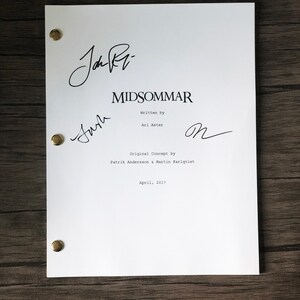 Midsommar Movie Script Original Full Screenplay - Etsy