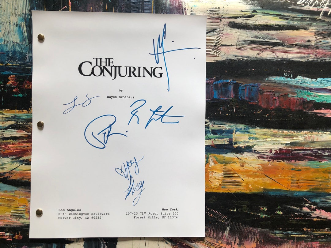 The Conjuring Horror Movie Script - Etsy
