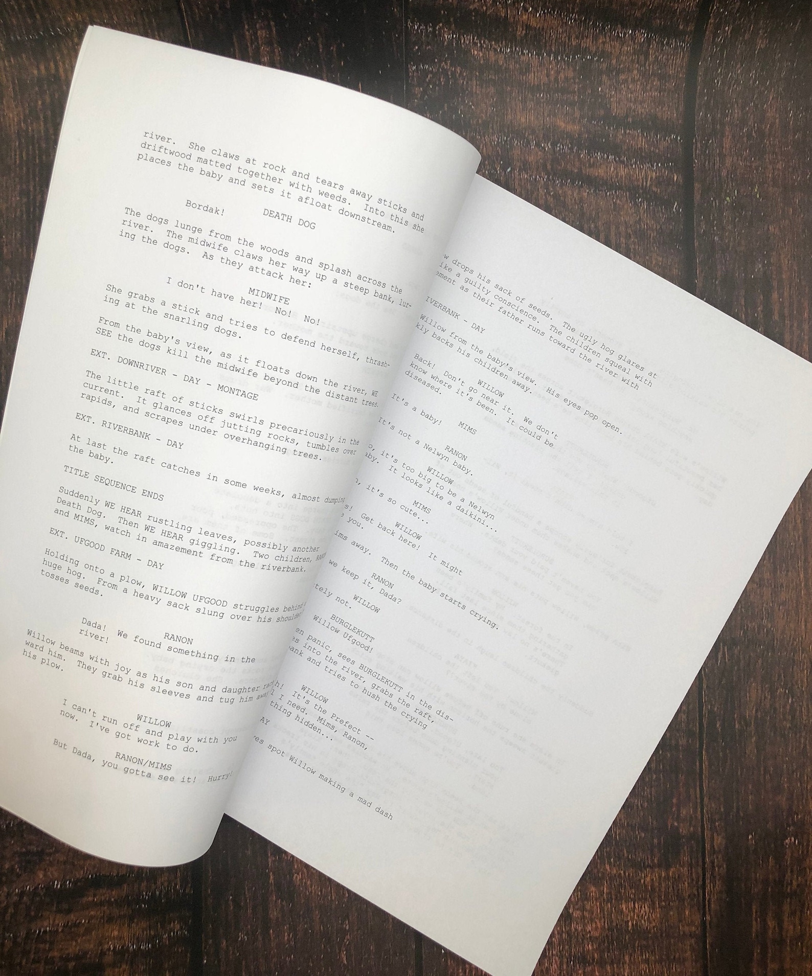 Willow Movie Script 1988 - Etsy UK