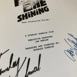 The Shining Horror Movie Script - Etsy