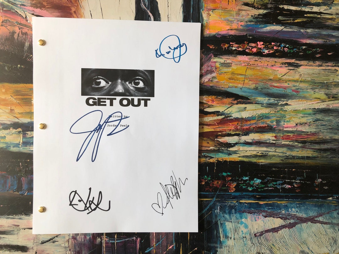 Get Out Movie Script - Etsy