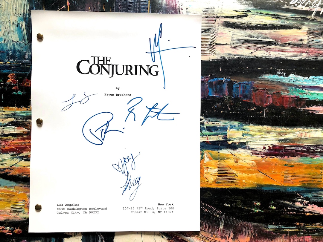 The Conjuring Movie Script Original Full Screenplay - Etsy