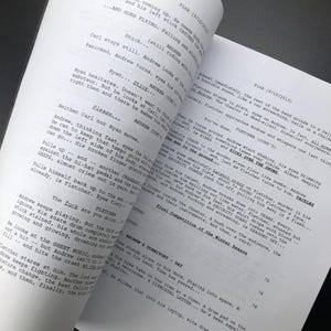The Outsiders Movie Script Original Full Screenplay - Etsy