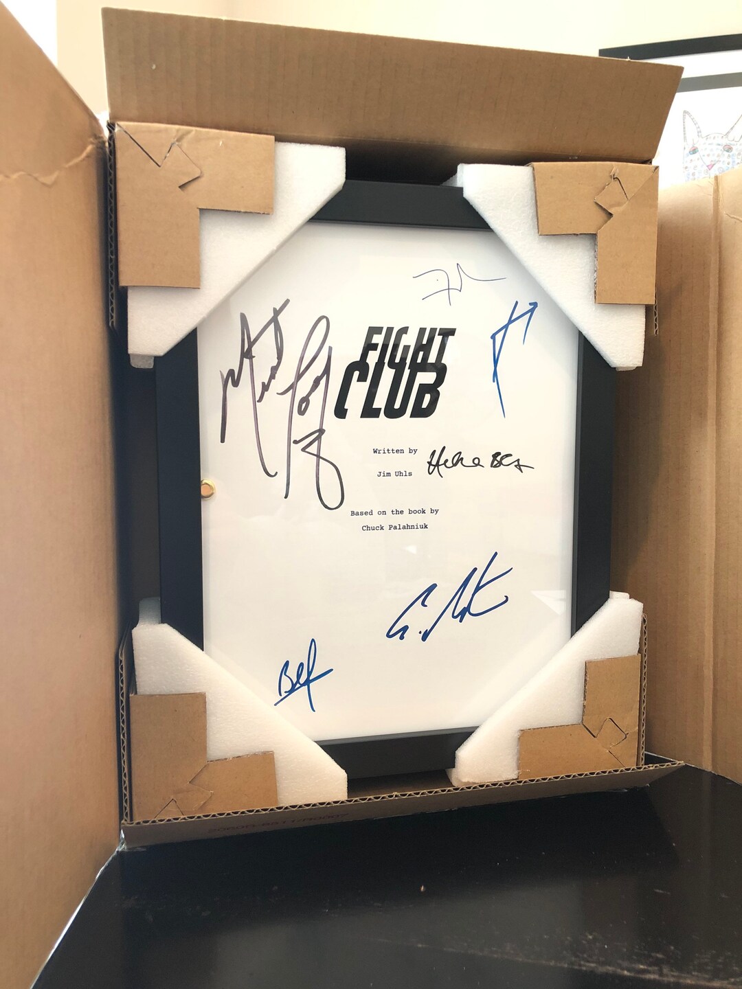 Fight Club Framed Movie Script - Etsy