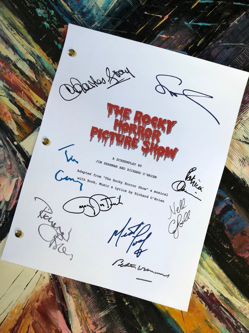 Rocky Horror Picture Show/ Movie Script/ Prop Replica/ Cinema | Etsy