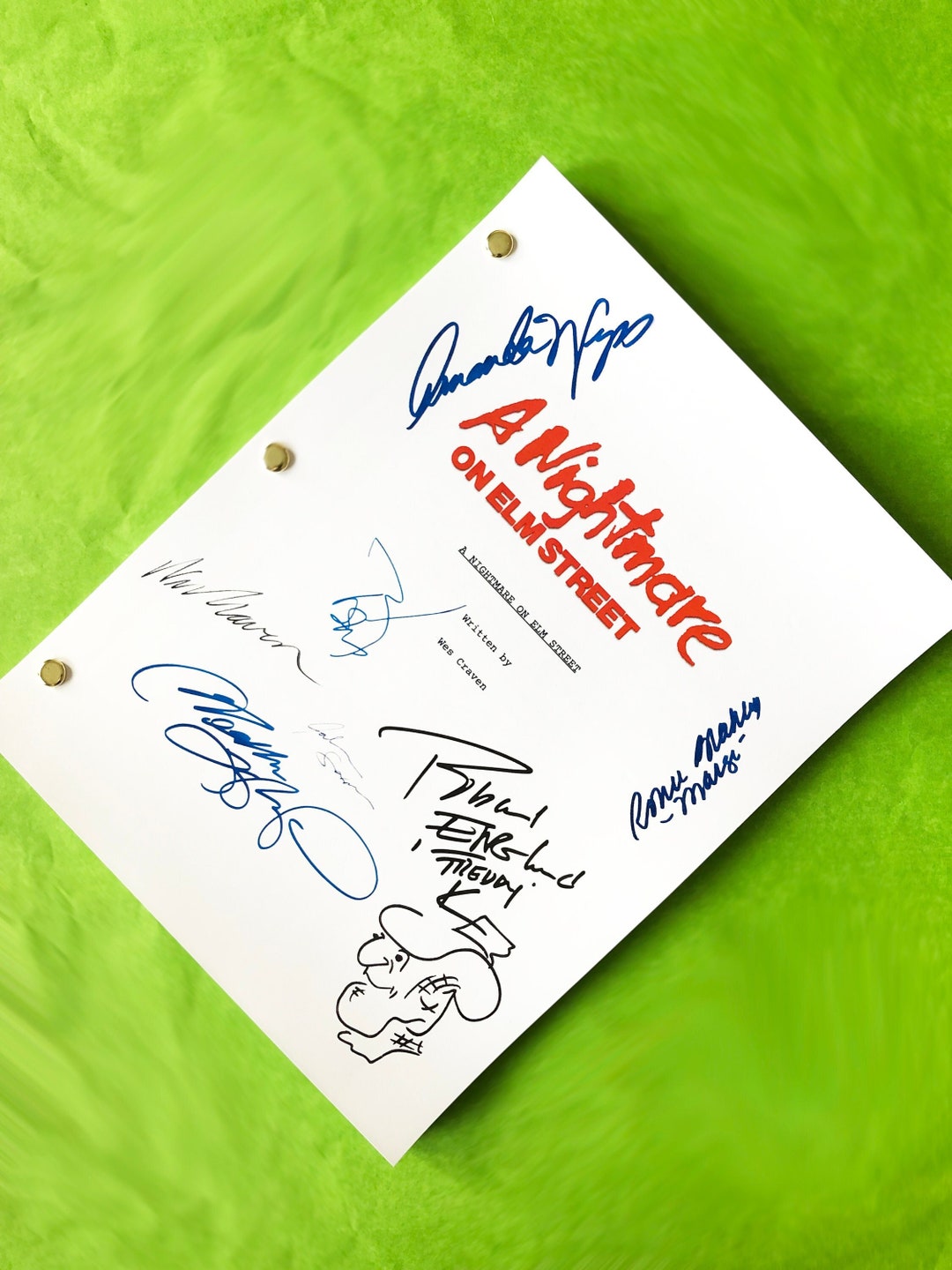A Nightmare on Elm Street Movie Script Original Full Screenplay - Etsy