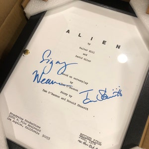 ALIEN Movie Script - Etsy