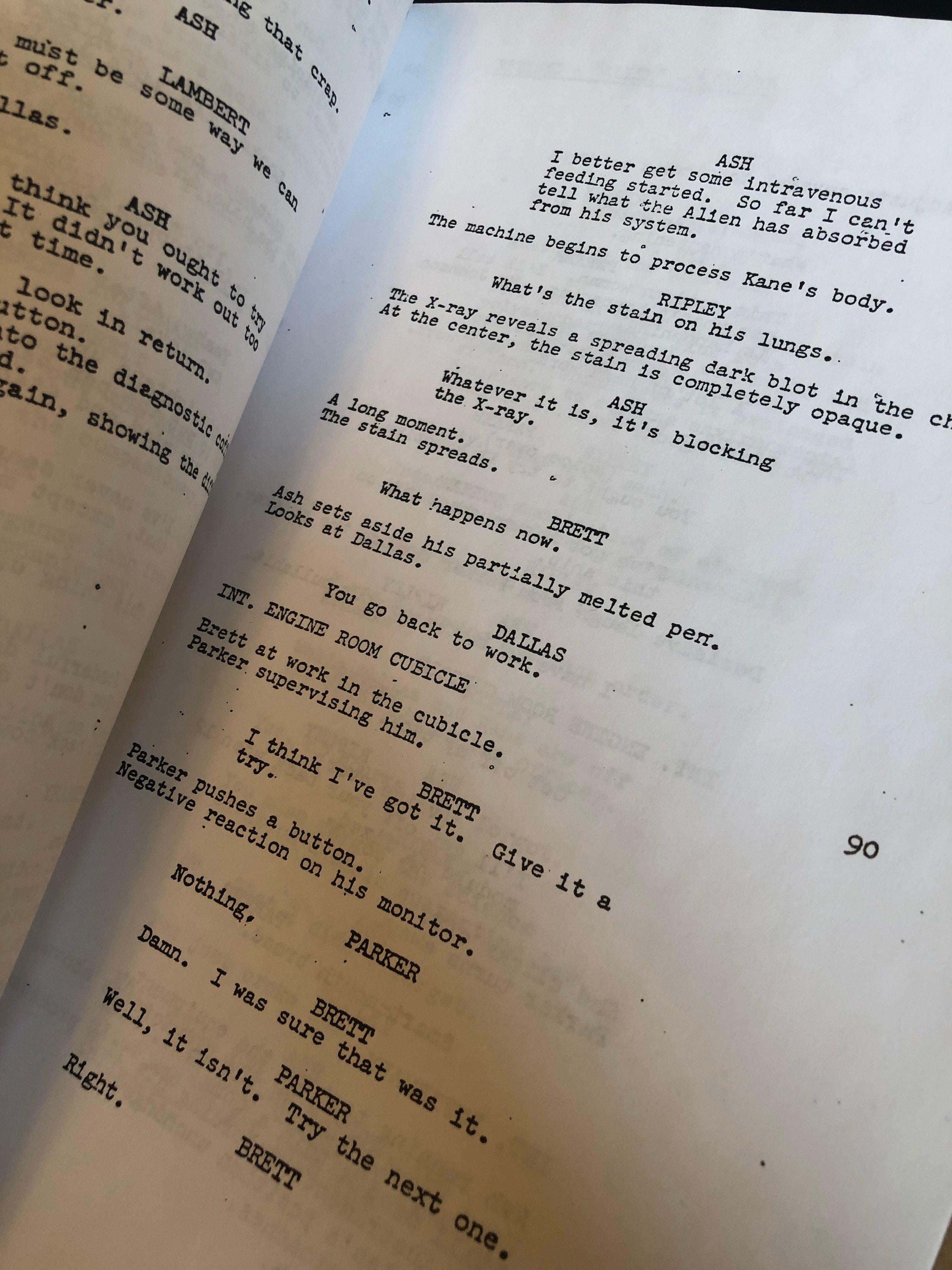 Alien Movie Script | Etsy