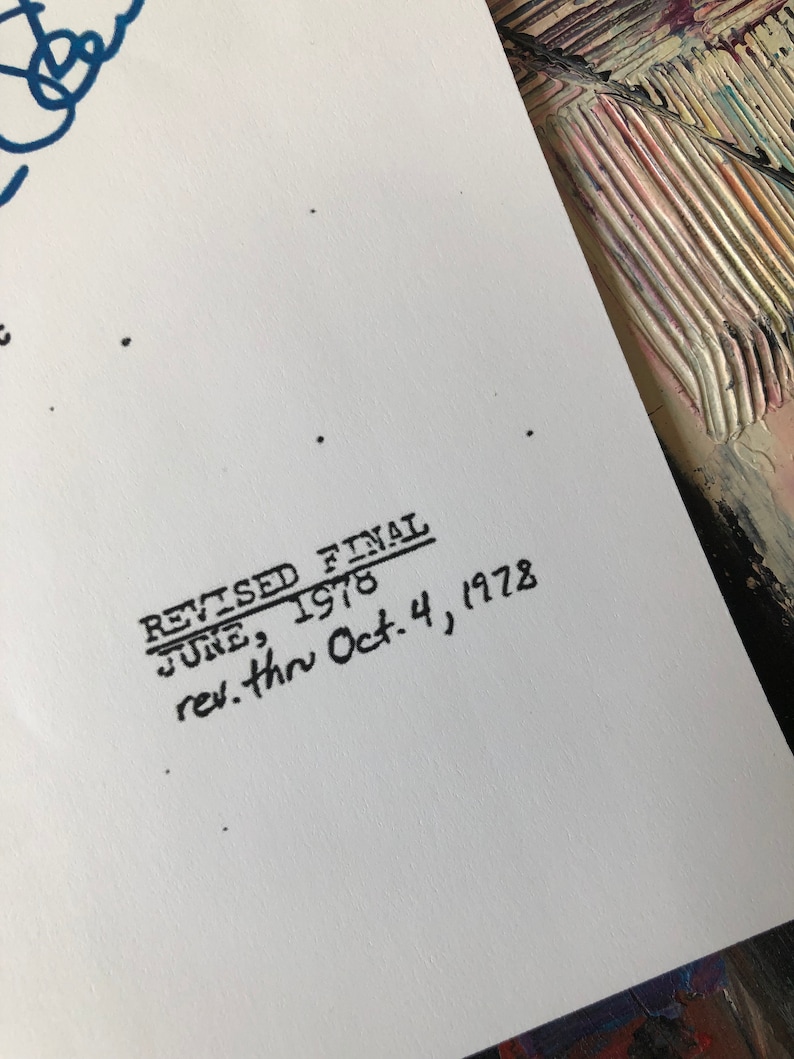 Alien Movie Script | Etsy