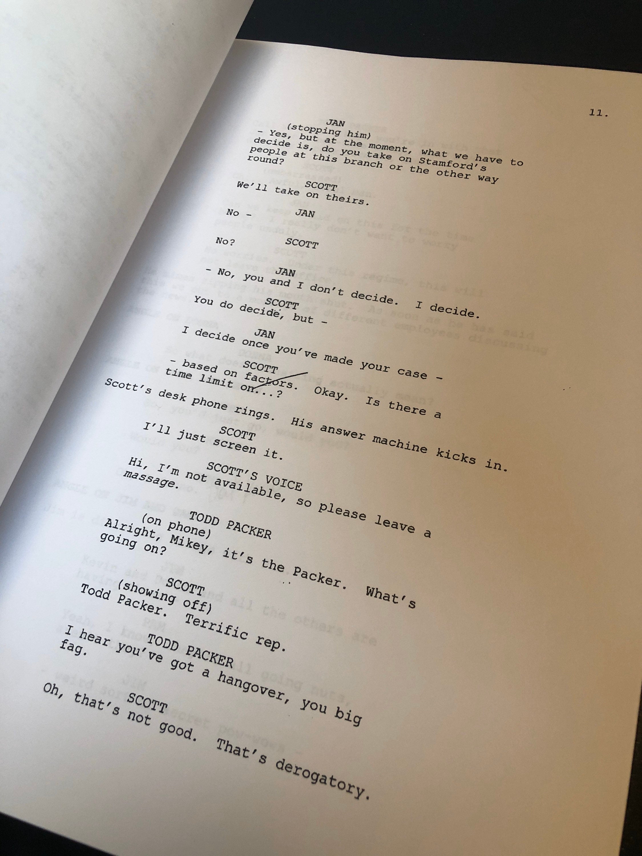 Framed the Office Tv Show Script | Etsy