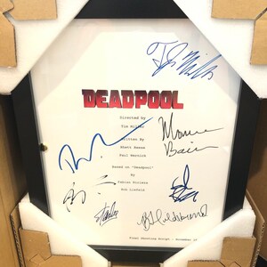 Deadpool Movie Script - Etsy
