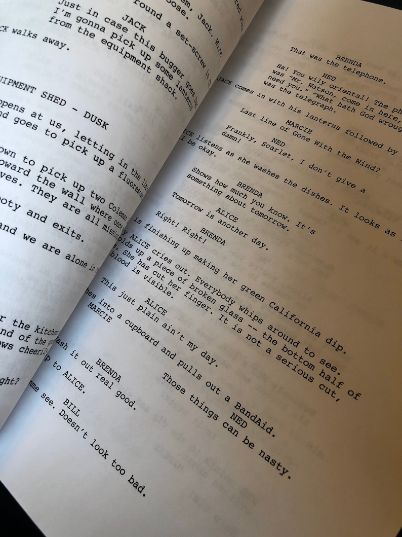 Friday the 13th Movie Script Original Full Screenplay - Etsy