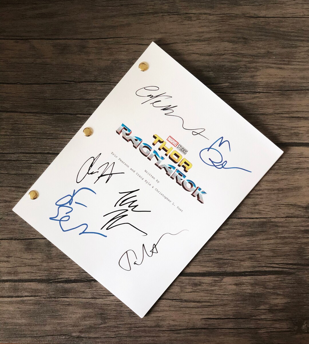 THOR Ragnarok Movie Script - Etsy