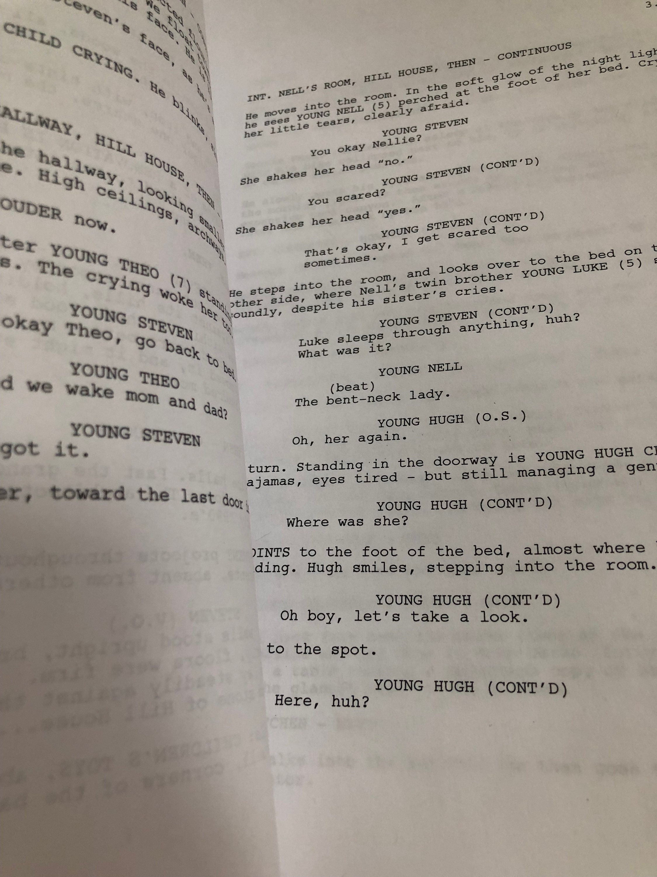 The Haunting of Hill House Pilot Episode Script - Etsy