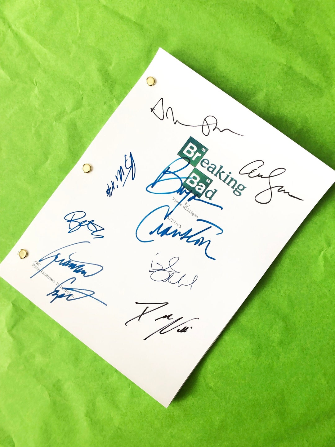 Breaking Bad TV Show Script - Etsy