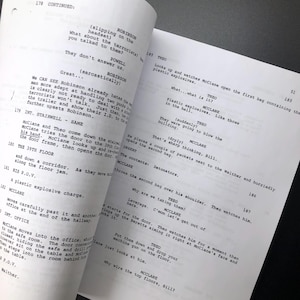 Die Hard Movie Script Full Script - Etsy