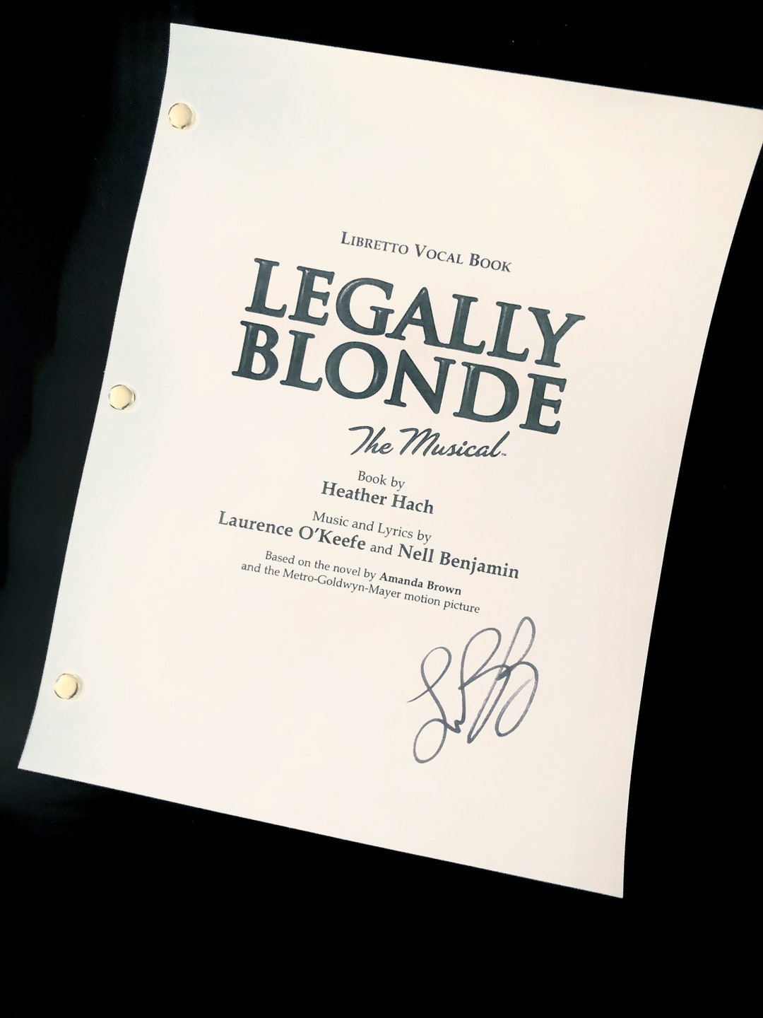 Musical Broadway Libretto Vocal Book - Etsy