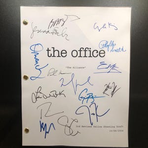 The Office Tv Show Script Original Full Screenplay the Alliance Episode ...