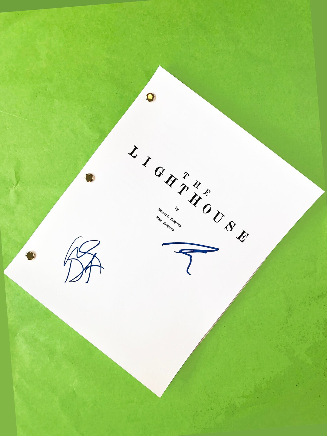 Lighthouse Movie Script - Etsy