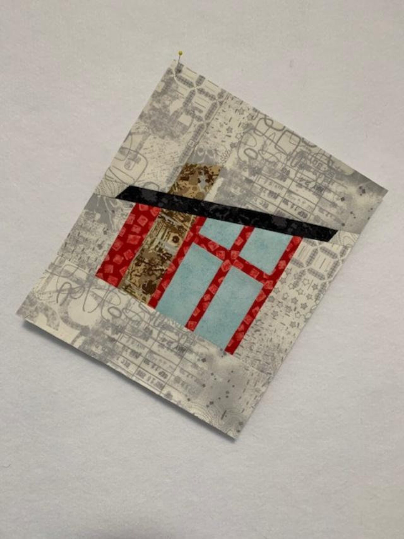 Mid Century Modern House Paper Piecing/ Foundation - Etsy