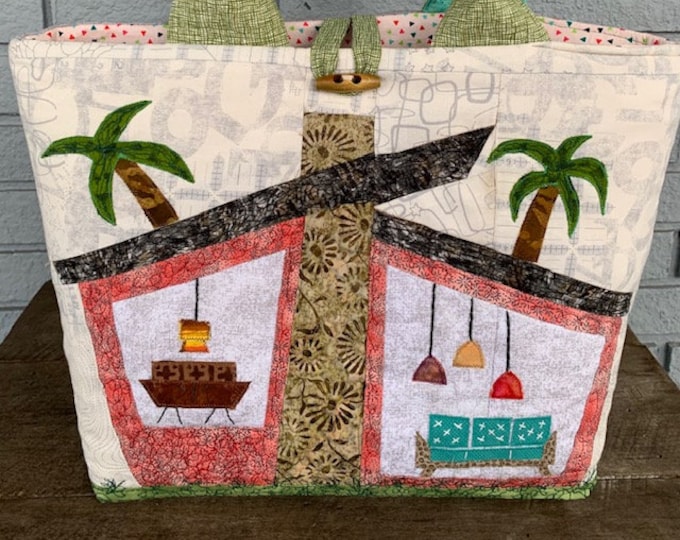 Mid Century Modern House Paper Piecing / Foundation - Etsy Canada