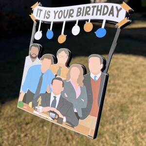 THE OFFICE TOPPER, the Office Cake Topper, the Office Cake, the Office Show - Etsy